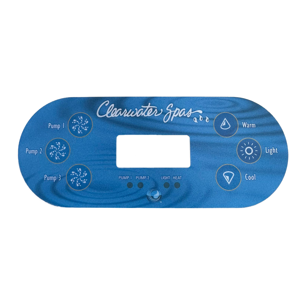 Clearwater TP600 Topside Control Panel Overlay – Catalina Spas