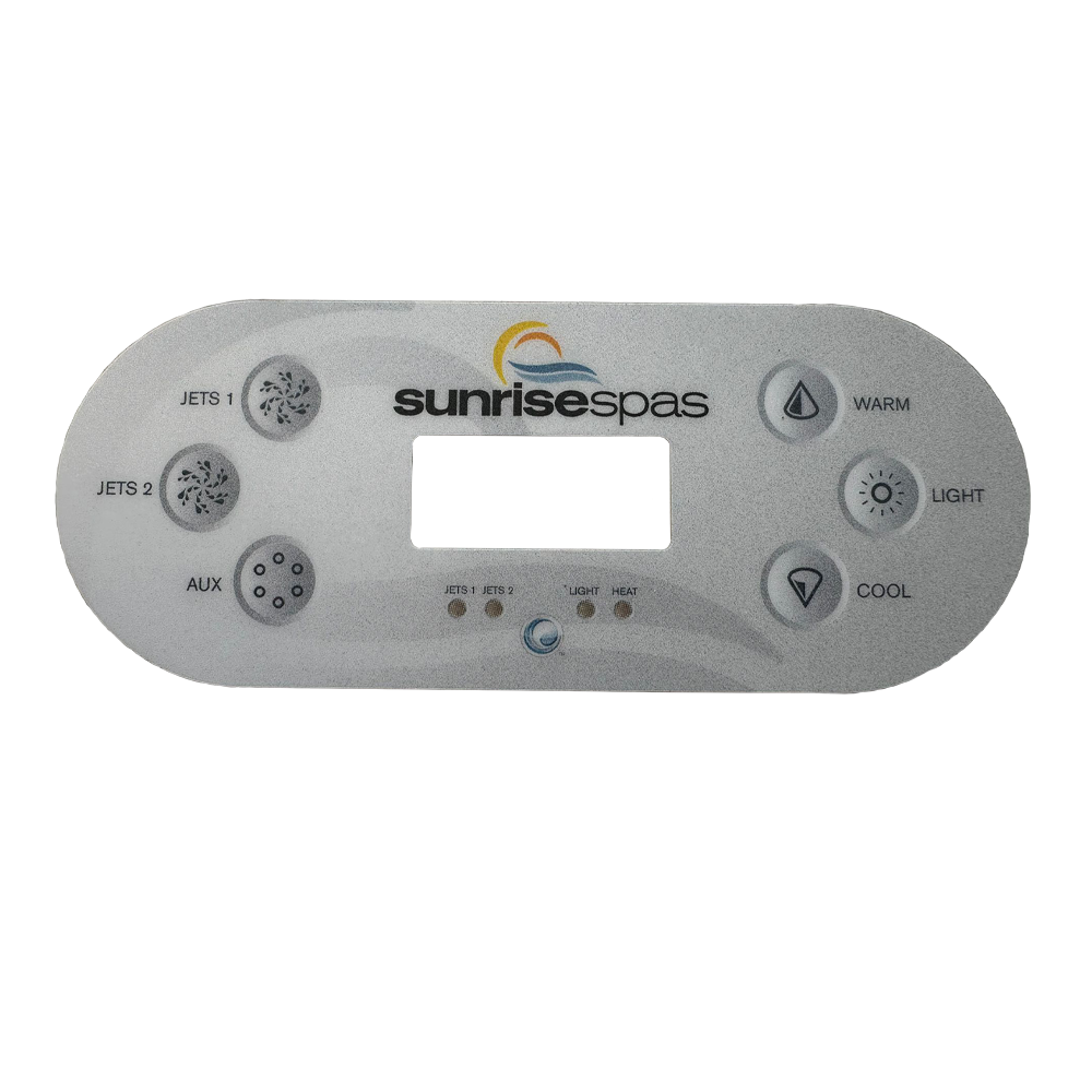 Sunrise Spas TP600 Topside Control Panel Overlay – Catalina Spas