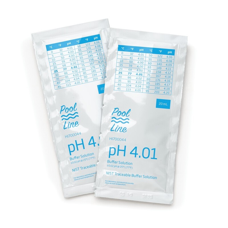 4.01 Buffer Solution – 25 Sachets – Catalina Spas