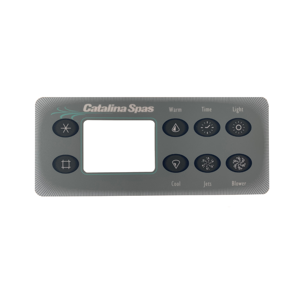CAT200/205 Topside Control Panel Overlay – Catalina Spas