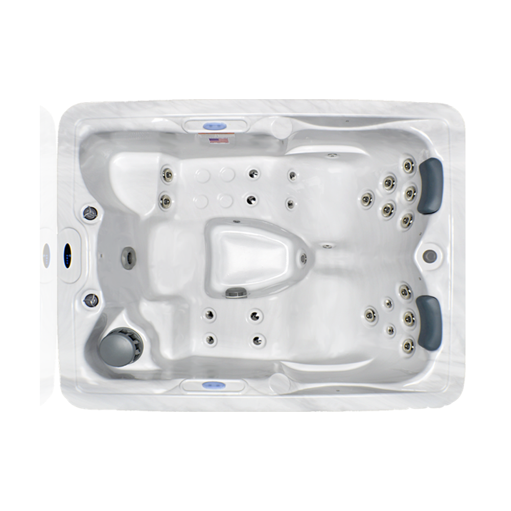 Catalina CS‑3 - 3‑Person Compact Hot Tub – LED & 25 Hydrotherapy Jets ...